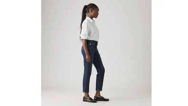 LEVI'S 501 Original Cropped Jeans - Salsa