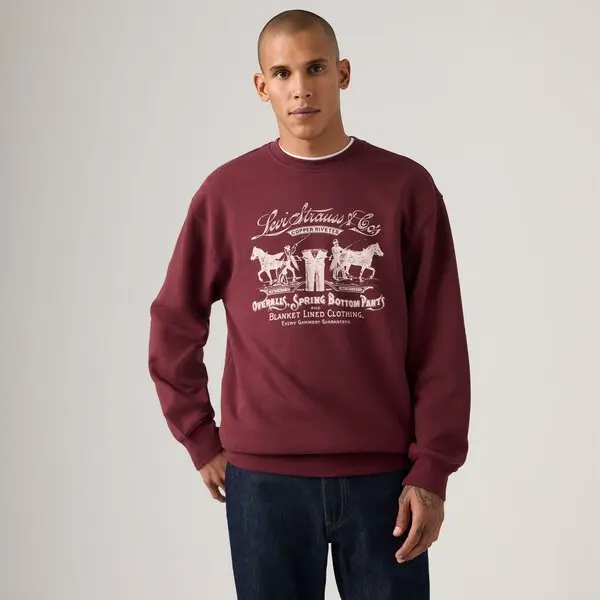 LEVI'S Relaxed Graphic Crewneck Sweatshirt - Archival