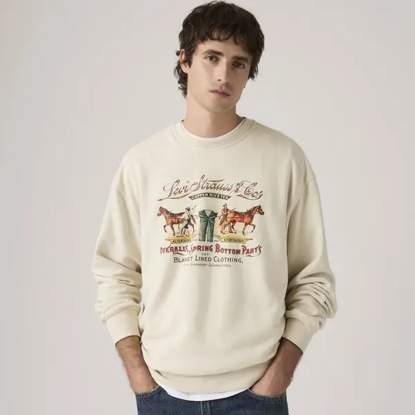 LEVI'S Relaxed Graphic Crewneck Sweatshirt - Archival