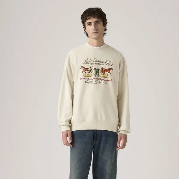 LEVI'S Relaxed Graphic Crewneck Sweatshirt - Archival