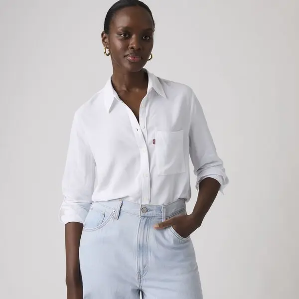 LEVI'S Darlene Utility Shirt - Bright White