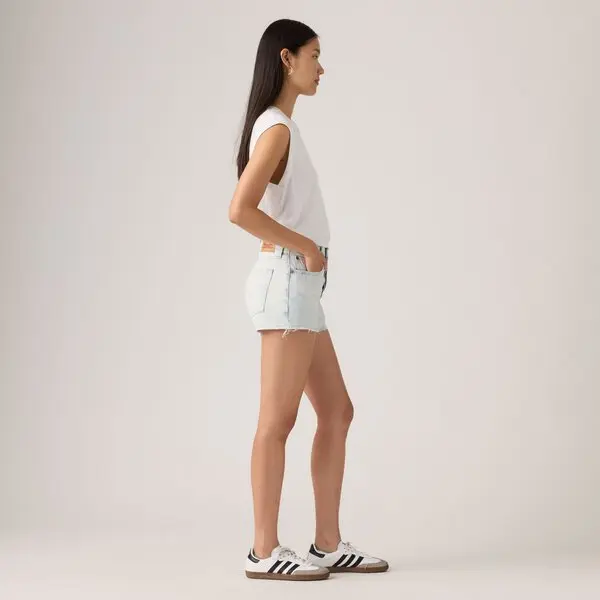 LEVI'S 501 High Rise Denim Shorts - Glacial Pace