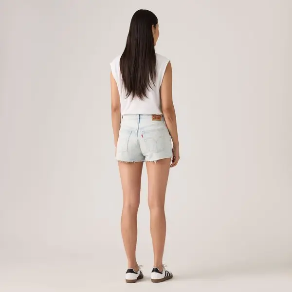LEVI'S 501 High Rise Denim Shorts - Glacial Pace