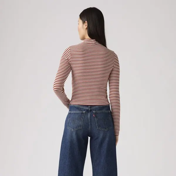 LEVI'S Effortless Long Sleeve Mock Neck T-shirt