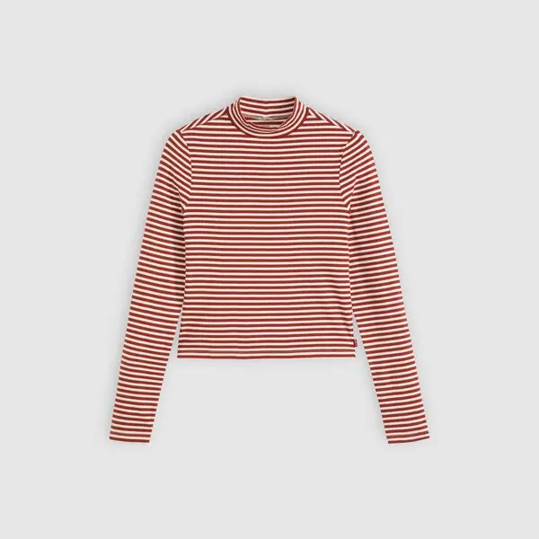 LEVI'S Effortless Long Sleeve Mock Neck T-shirt