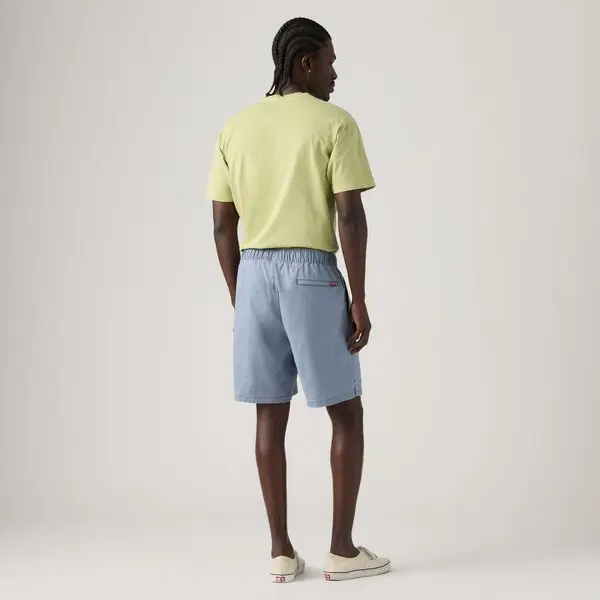 LEVI'S Cotton Linen 7" Boxer Shorts - Kano Blue