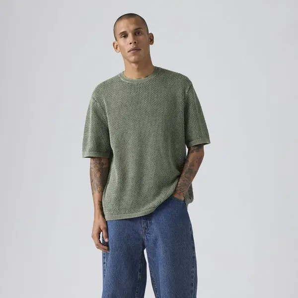 LEVI'S Stinson Knit Sweater Shirt - Mulled Basil