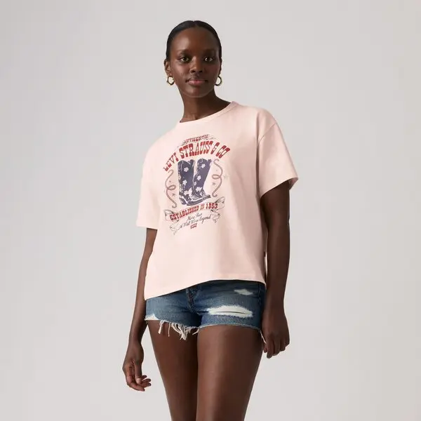 LEVI'S Graphic Vintage Short Sleeve Tee - Poster Daisy Boot