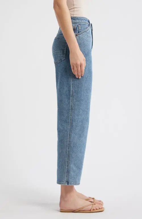 CITY BLUES Slant Pocket Ankle Straight Leg Jeans