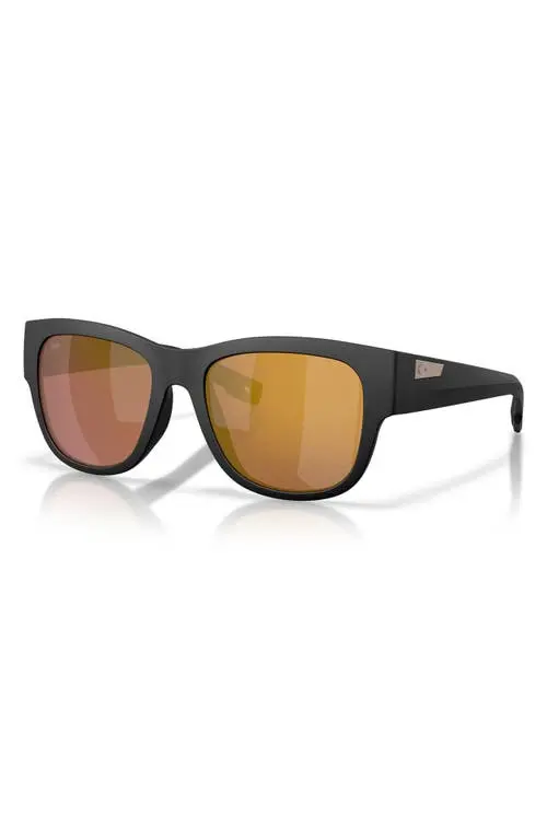 COSTA DEL MAR Caleta Polarized Sunglasses - Netplus Black/gold