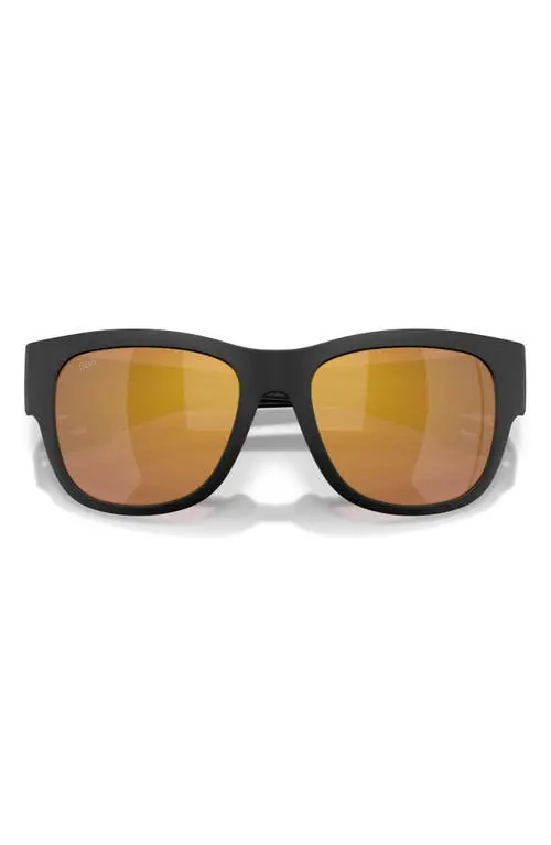 COSTA DEL MAR Caleta Polarized Sunglasses - Netplus Black/gold
