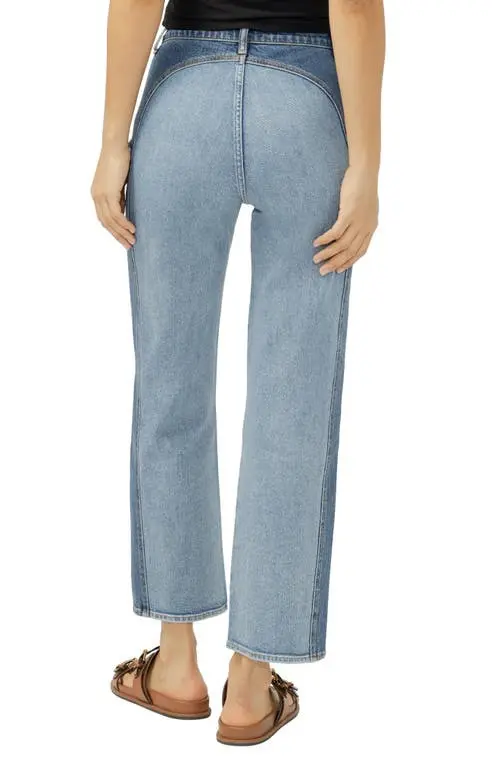 SILVER JEANS CO. High Waist Straight Leg Jeans