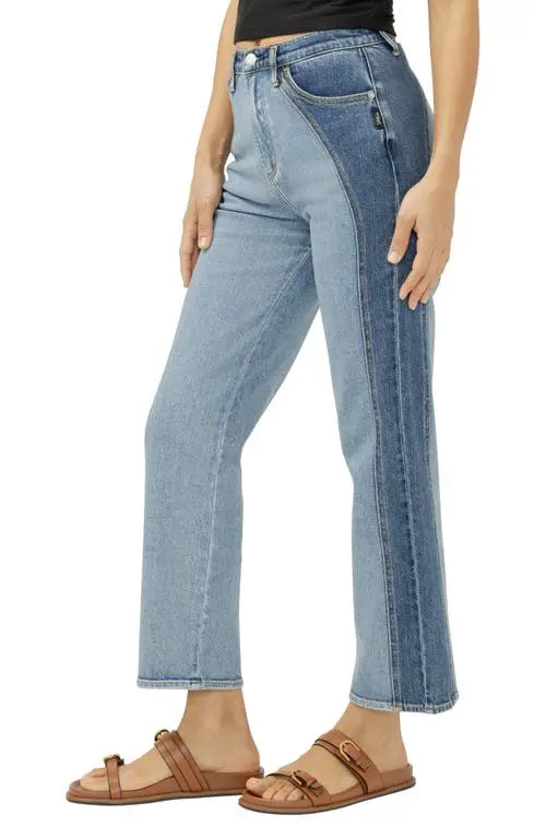 SILVER JEANS CO. High Waist Straight Leg Jeans
