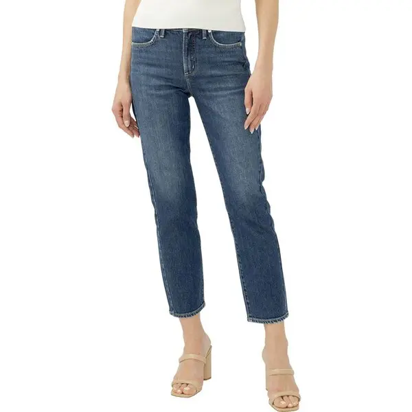 SILVER JEANS CO. Most Wanted Ankle Straight Leg Jeans - Rewind