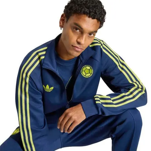Adidas Colombia National Team Originals Full-zip Track Jacket - Navy