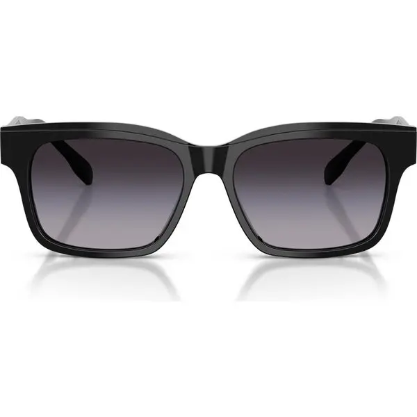 Tory Burch Rectangle Sunglasses - Black/grey Gradient