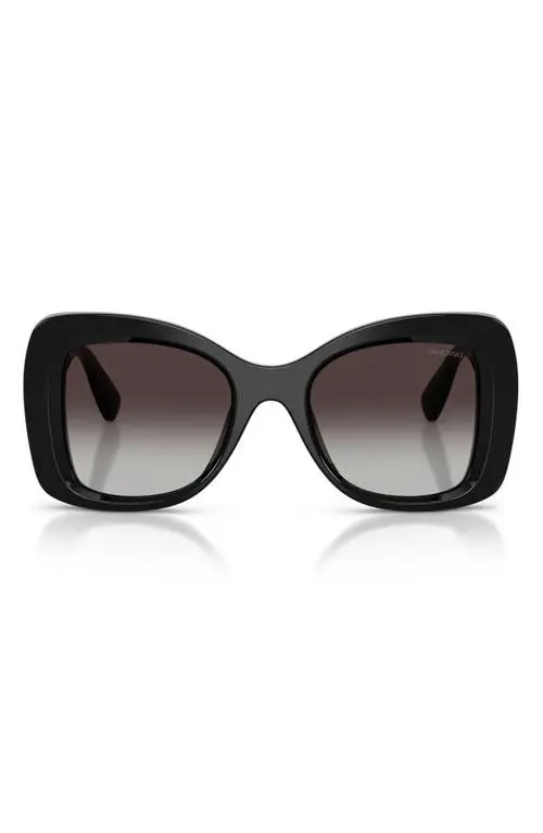 SWAROVSKI Butterfly Sunglasses - Black/grey Gradient
