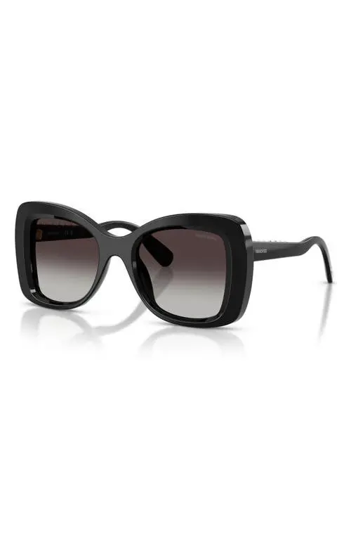 SWAROVSKI Butterfly Sunglasses - Black/grey Gradient
