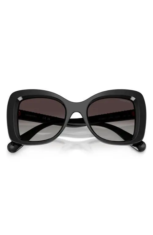 SWAROVSKI Butterfly Sunglasses - Black/grey Gradient