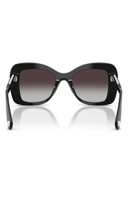 SWAROVSKI Butterfly Sunglasses - Black/grey Gradient