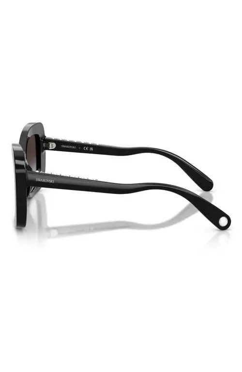 SWAROVSKI Butterfly Sunglasses - Black/grey Gradient