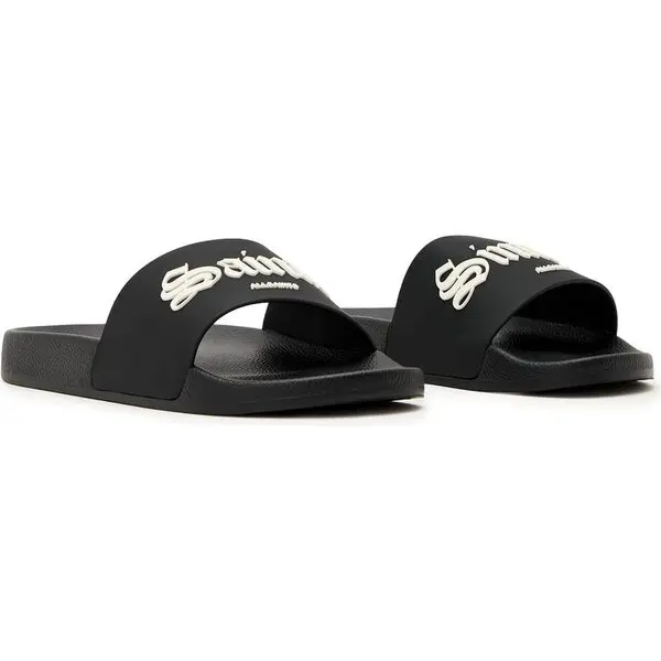 ALLSAINTS Saint Slide Sandals With Logo Detailing