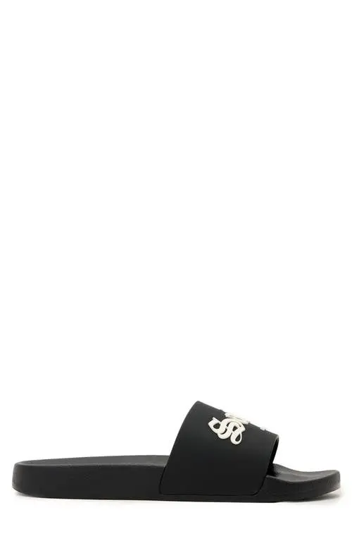 ALLSAINTS Saint Slide Sandals With Logo Detailing