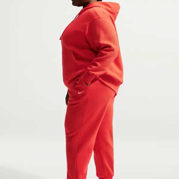 Nike Phoenix Fleece High-waisted Oversized Sweatpants - Red