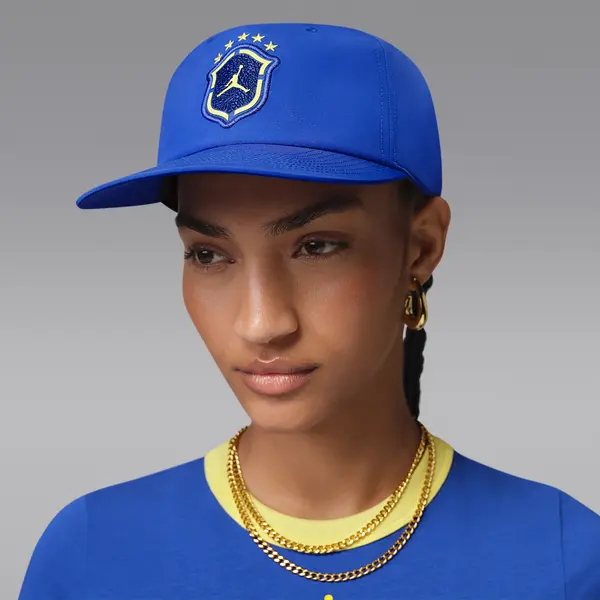 JORDAN Pro Unstructured Flat Bill Cap - Blue