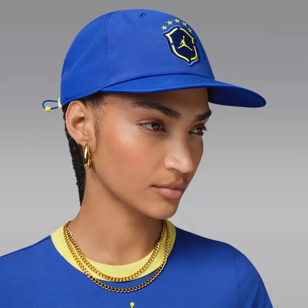 JORDAN Pro Unstructured Flat Bill Cap - Blue