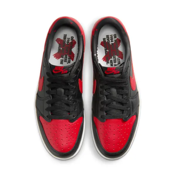 JORDAN 1 Retro Low Og "banned" Shoes - Black