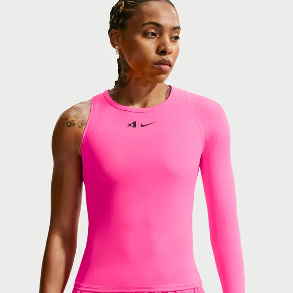 Nike A'ja Wilson Asymmetrical Reversible Dri-fit Basketball Top - Pink