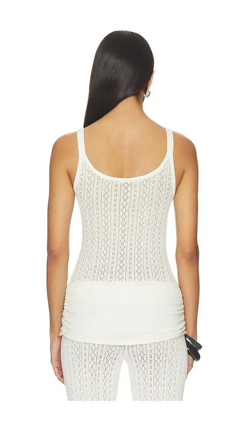 Tularosa Erin Pointelle Knit Tank - Ivory