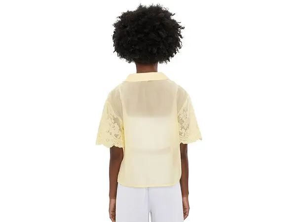 Vince Camuto Embroidered Short Sleeve Shirt