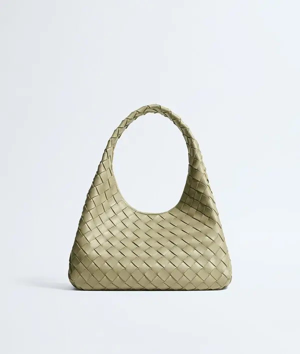 Bottega Veneta Small Campana - Travertine