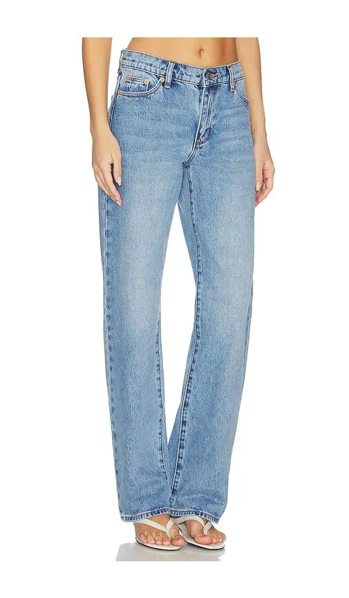Rolla's Meg Straight Jeans In Blue