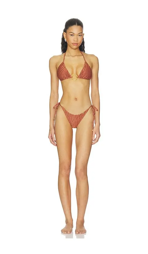 Luli Fama Muse Glow Seamless Ruched Back Brazilian