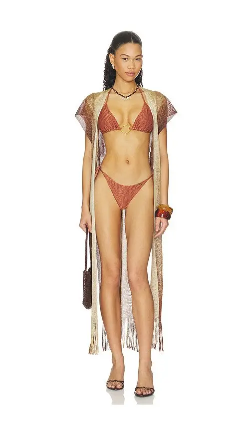 Luli Fama Muse Glow Ring Seamless Triangle Top