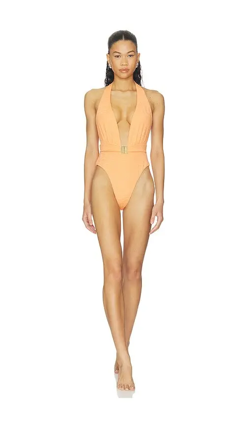 LA PORTE Bianca One Piece Swimsuit - Coral Reef