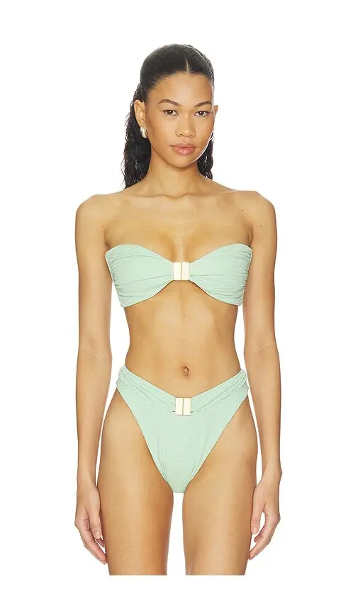 LA PORTE Kate Bandeau Top - Misty Jade
