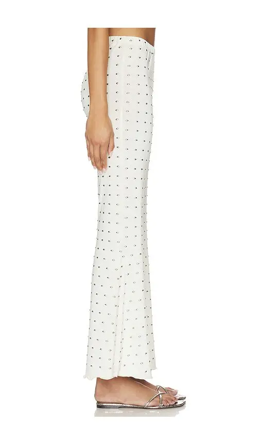 SIEDRES Jeslynn Flare Leggings With Studded Detail
