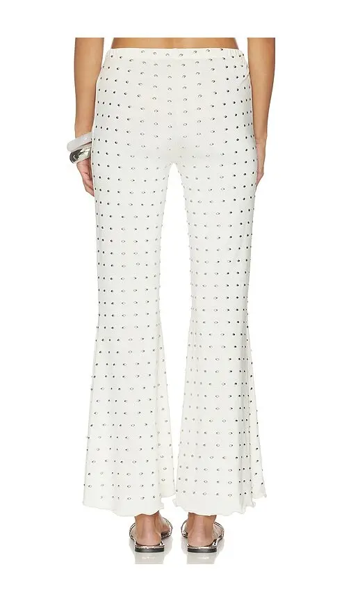 SIEDRES Jeslynn Flare Leggings With Studded Detail