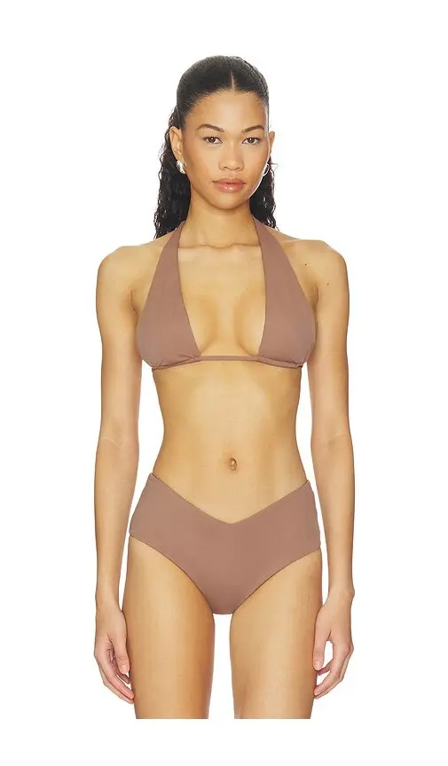 BELLE ANNA Maris Bikini Top - Taupe