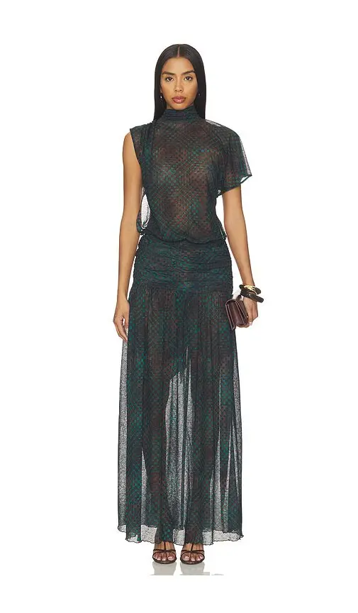 SIEDRES Dakota Halterneck Maxi Dress