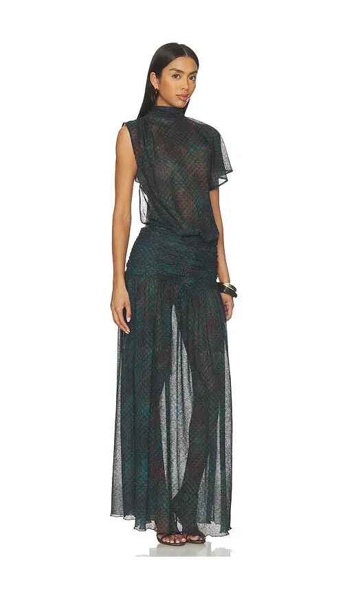 SIEDRES Dakota Halterneck Maxi Dress