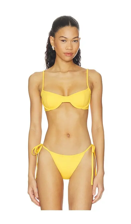 BELLE ANNA Deniz Bikini Top - Yellow