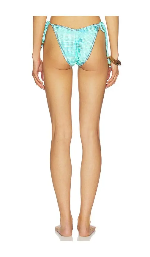 KULANI KINIS Lace Stitch Ring Tie Bikini Bottom