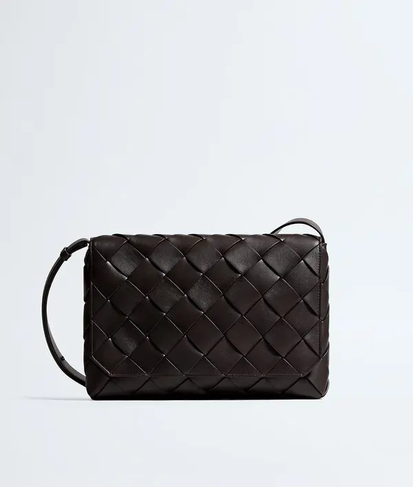 Bottega Veneta Large Diago - Espresso/lava Red