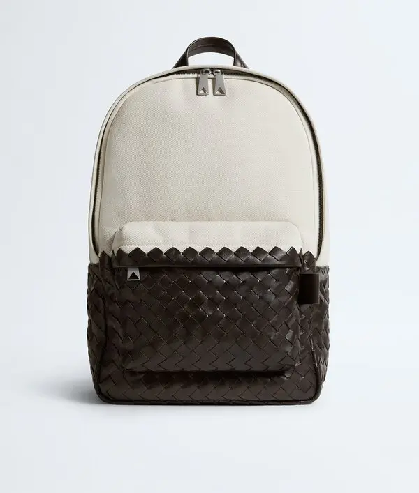 Bottega Veneta Intrecciato Backpack - Natural/fondant