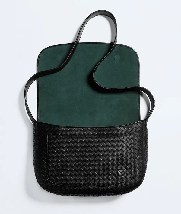 Bottega Veneta Veneto Large Messenger - Black